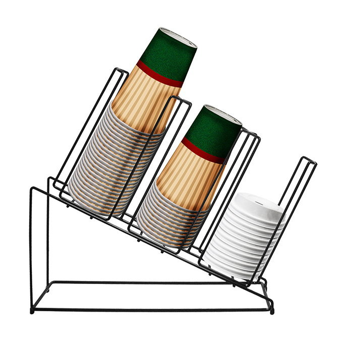 Anytime Coffeee. Slanted Cup Rack