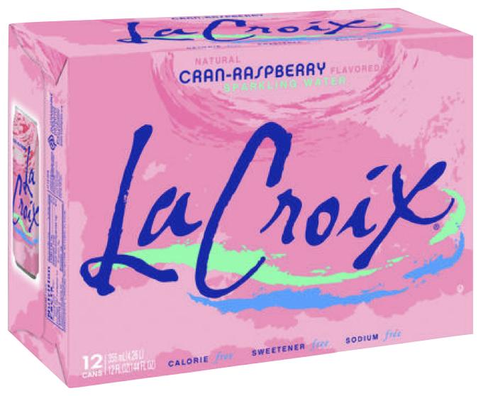 Anytime Coffee. La Croix Cran-Raspberry Sparkling (12 Pack)