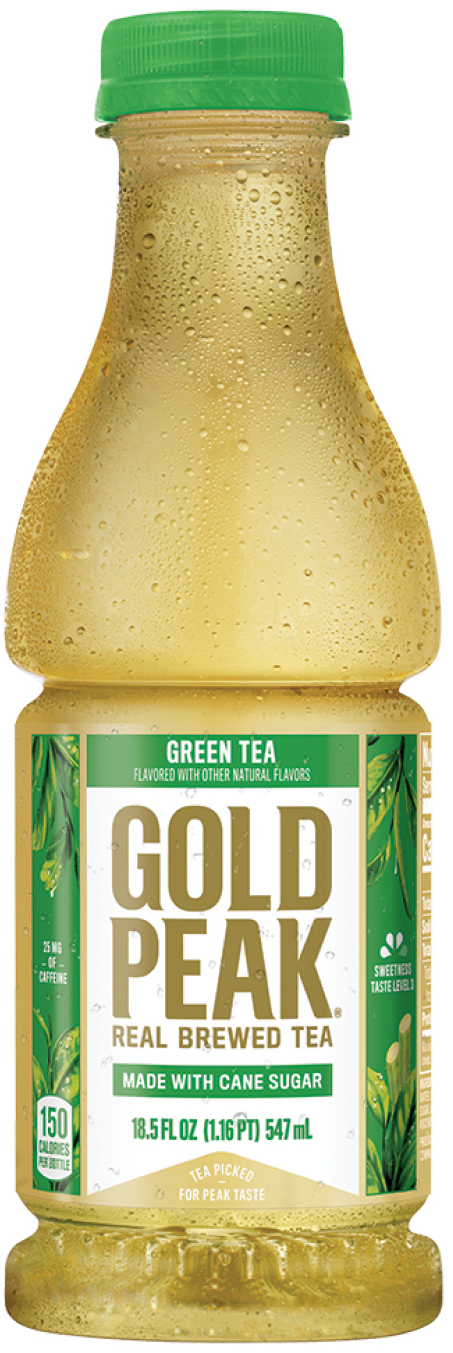 Anytime Coffeee. Gold Peak Teas