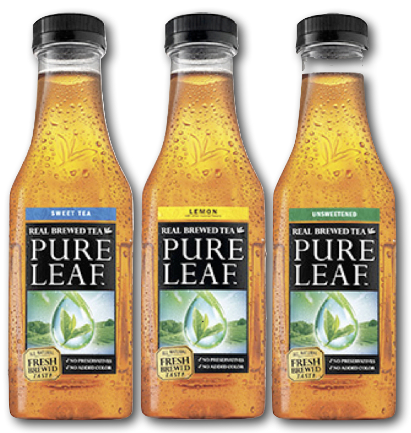 Anytime Coffee. Pure Leaf Tea